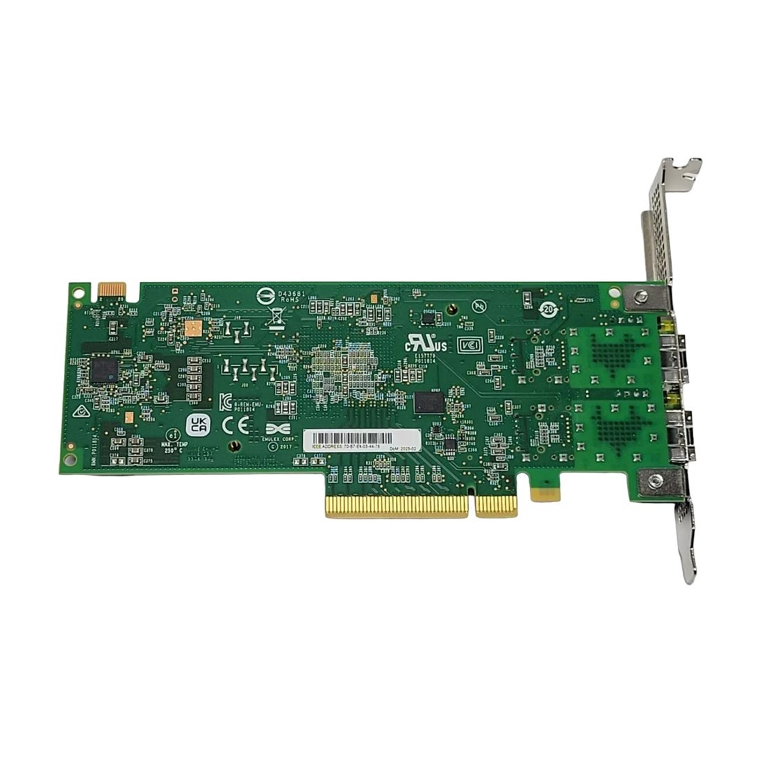 Dell PD89Y Lpe35002 32gb Dual Port Pcie Gen4 X8 Fibre Channel Host Bus ...
