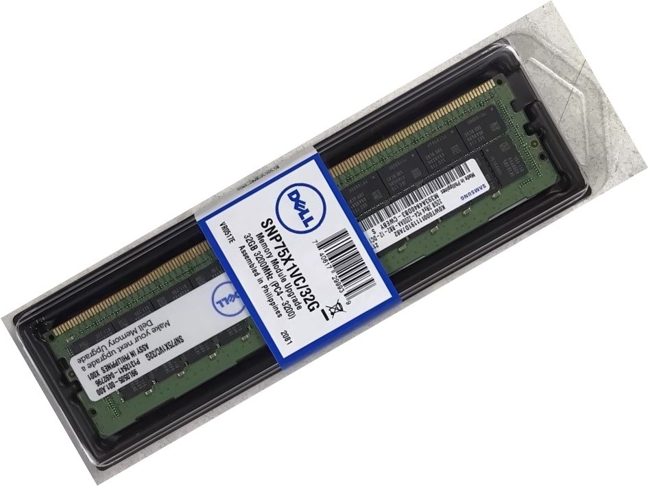 Dell 75X1V 32GB DDR4 3200Mhz PC4-25600 Ecc Brand New