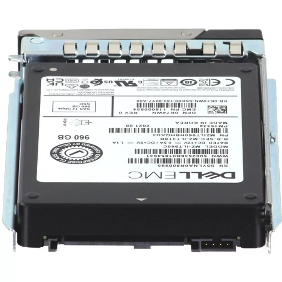 Dell K74WN 960Gb SAS-12Gbps Read Intensive 1DWPD 2.5in Hot-Plug SSD