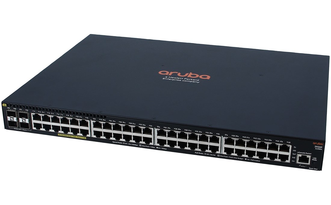 HPE Aruba JL558A 2930F 48G PoE+ 4SFP+ 740W Switch NEW