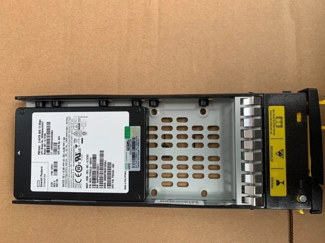 HPE R3R30A MSA 3.84TB SAS 12G Read Intensive sff 2.5inch M2 SSD