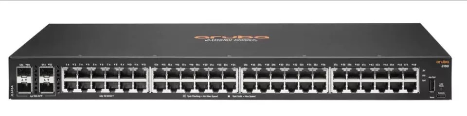 HPE JL676A Aruba 6100 48G 4SFP+ Switch