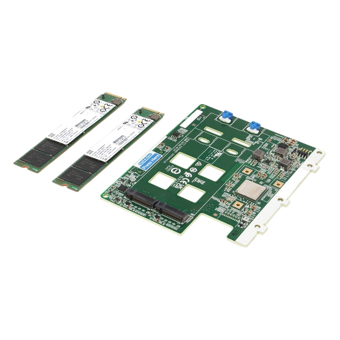 HPE P21410-B21 NS204i-d Gen10 Plus NVMe PCIe3 x4 M.2 OS Boot Device ...