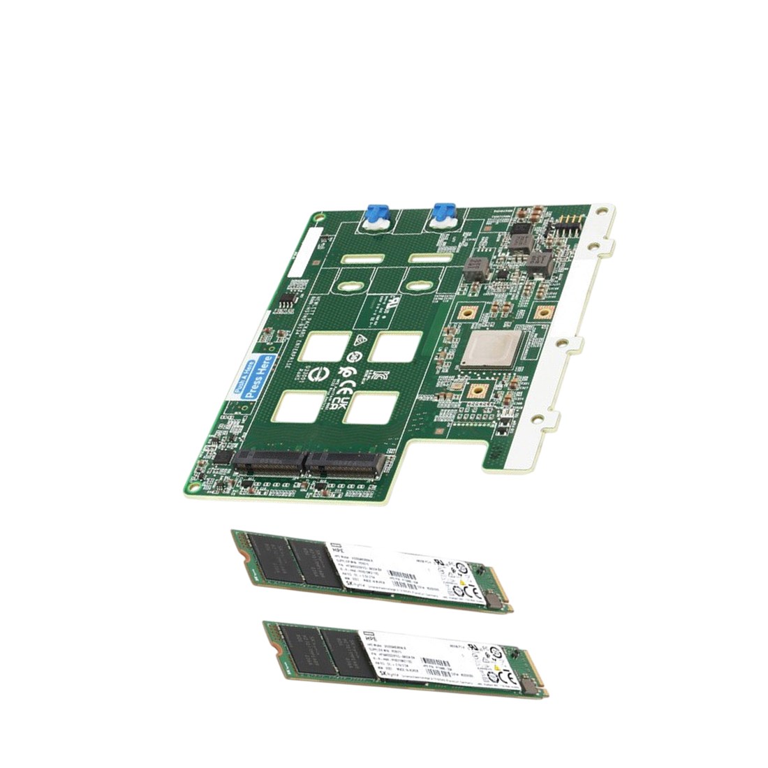 HPE P21410-B21 NS204i-d Gen10 Plus NVMe PCIe3 x4 M.2 OS Boot Device ...
