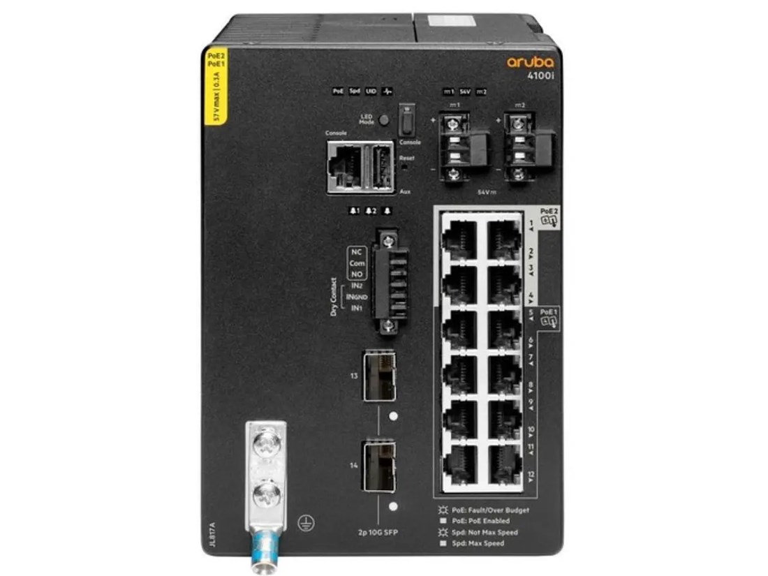 HPE JL817A Aruba CX 4100i JL818A 12 Ports - Manageable Ethernet Switch