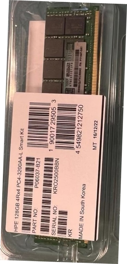 HPE P07652-B21 128GB PC4-25600 DDR4-3200MT/s 4Rx4 ECC Memory Refurbished