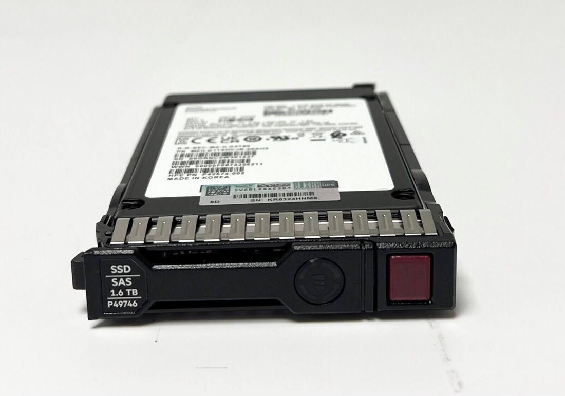HPE P49746-001 Mixed Use SSD 1.6 TB SAS 12Gb/s New F/s