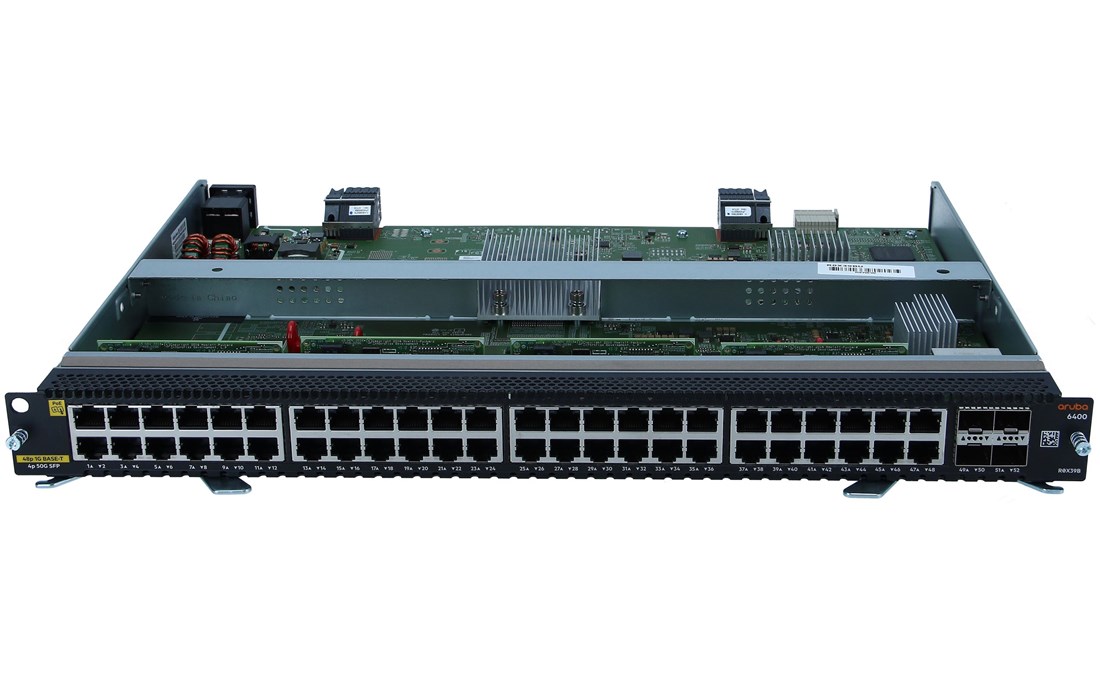 HPE R0X39C Aruba 6400 48P 1Gbe Cl4 Poe 4SFP56 v2 Module