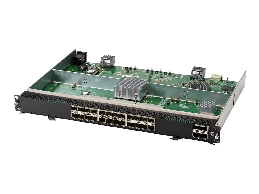 HPE R0X43C Aruba Networking CX 6400 24-port SFP+ and 4-port SFP56 v2 Module