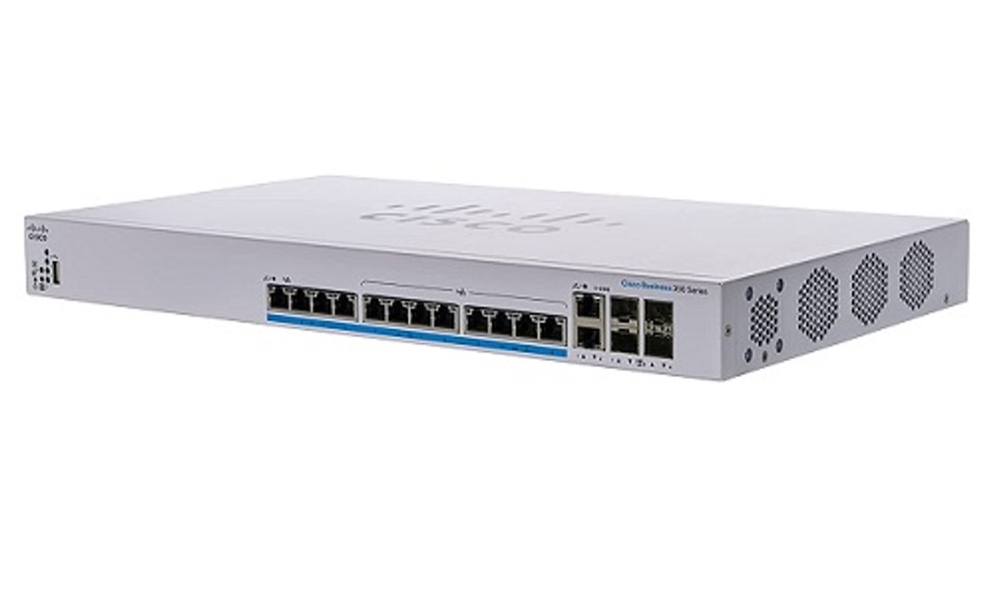 Cisco CBS350-12NP-4X 350 Series 12 Port PoE Gigabit Ethernet Switch
