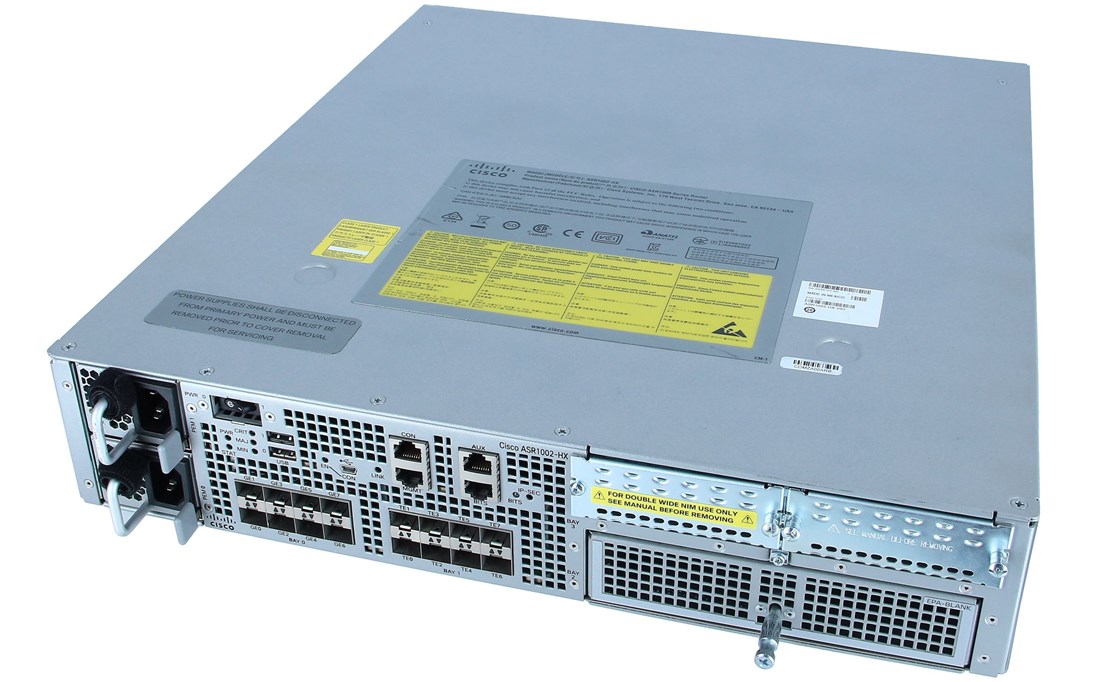 Cisco System ASR1002-HX 4X10Ge+4X1Ge 2Xp/S Opt