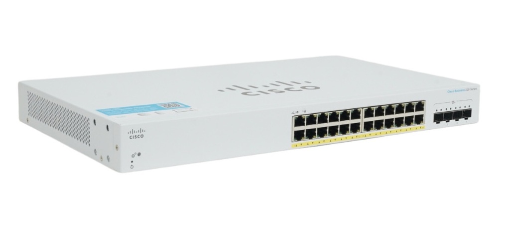 Cisco CBS220-24T-4X 24-Port Gigabit Managed Network Switch
