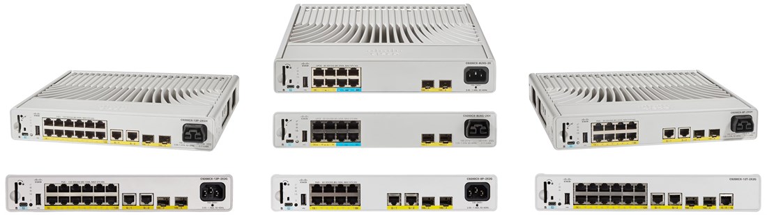 Cisco C9200CX-12T-2X2G-E Catalyst 9200CX 12-Port 1G, 2x10G and 3x1G ...