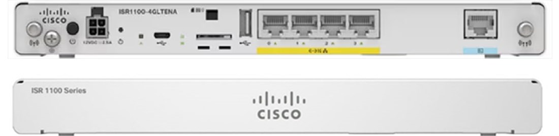 Cisco ISR1100-4GLTENA ISR1100 Router 4 Eth LAN/WAN Ports 1 L