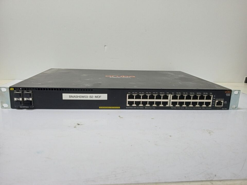 HPE JL261A Aruba 2930F 24G PoE+ 4SFP Switch