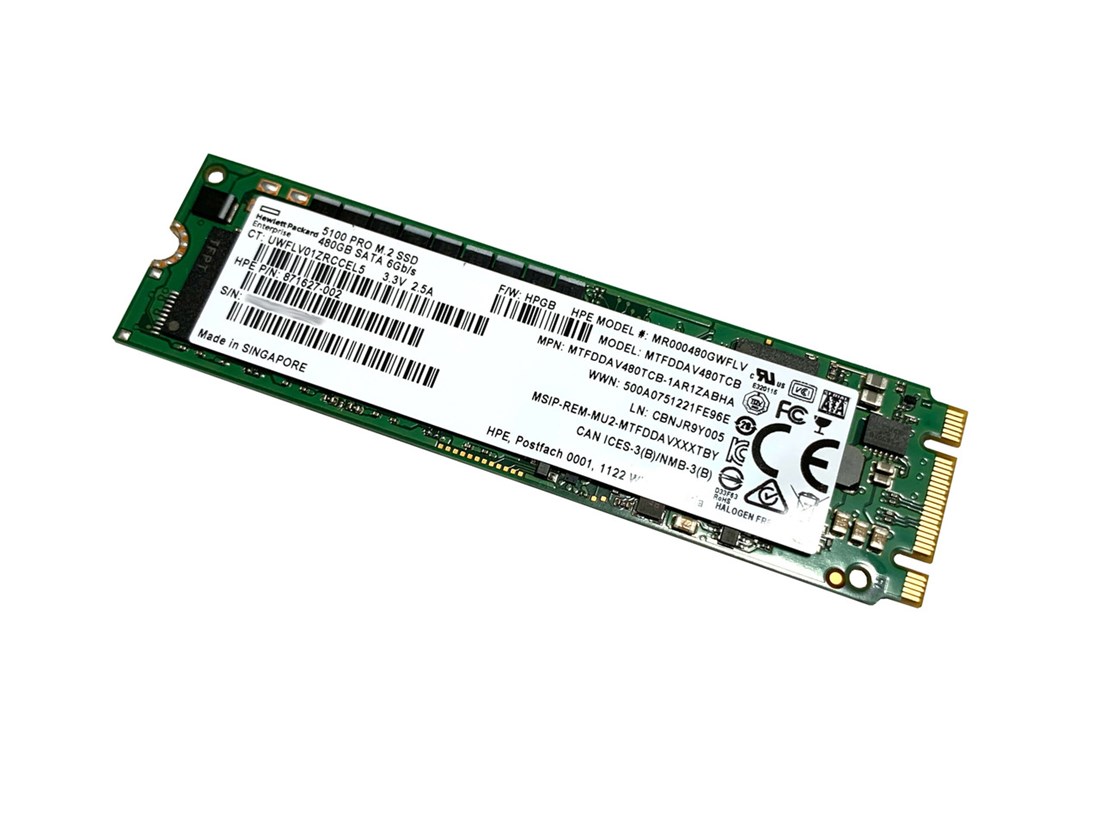 Micron 5100 PRO MTFDDAV480TCB-1AR1ZABHA SSD 480 GB SATA 6Gb/s HPE OEM ...