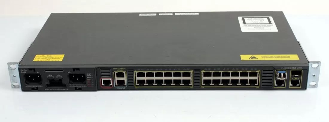 Cisco ME-3400E-24TS-M ME3400E 24 10/100 + 2 Combo ports Ethernet Access ...