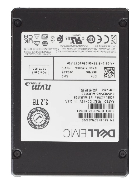 Samsung PM1735A MZ-WLR3T2B Mixed Use SSD 3.2 TB PCIe 4.0 x8 (NVMe) DELL ...