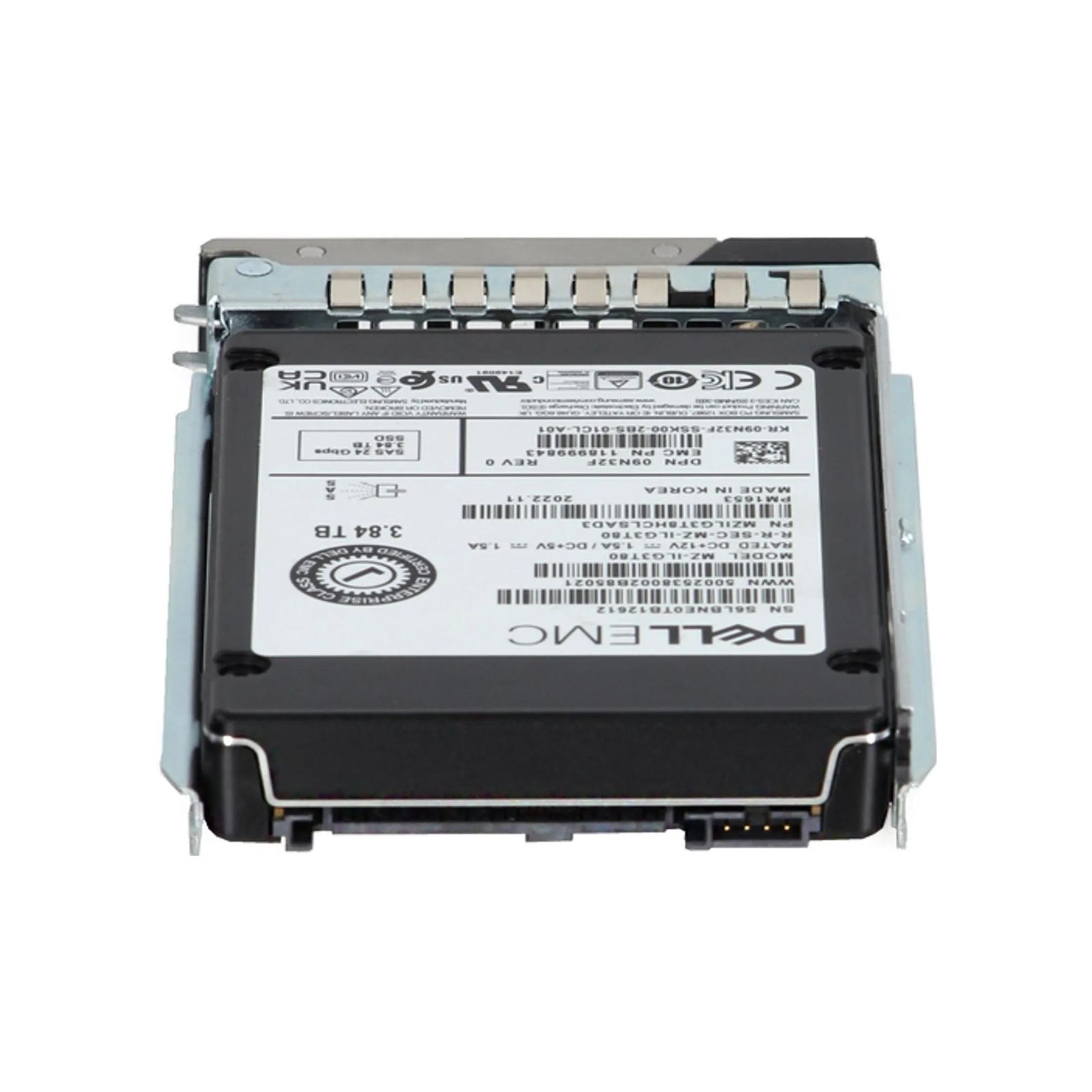 Dell 9N32F 3.84TB SAS-24Gbps ISE Read Intensive 512e 2.5 Inch 1 DWPD SSD