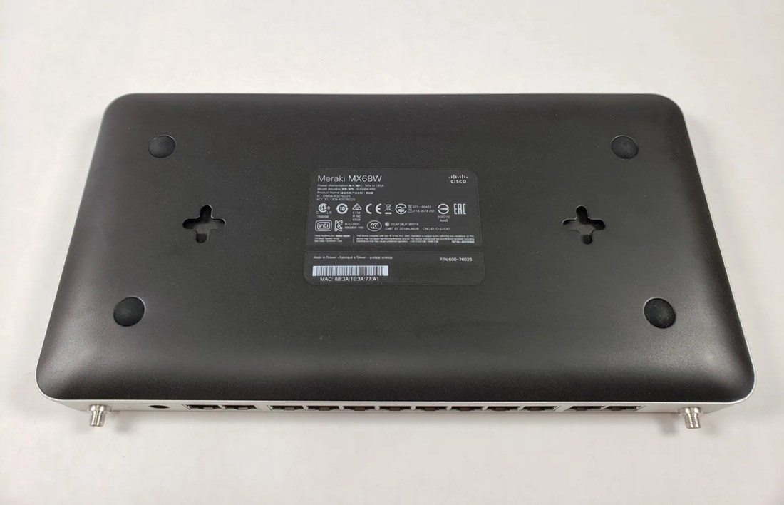 Cisco MX68W-HW Meraki MX68W Wi-Fi 5 Security Appliance