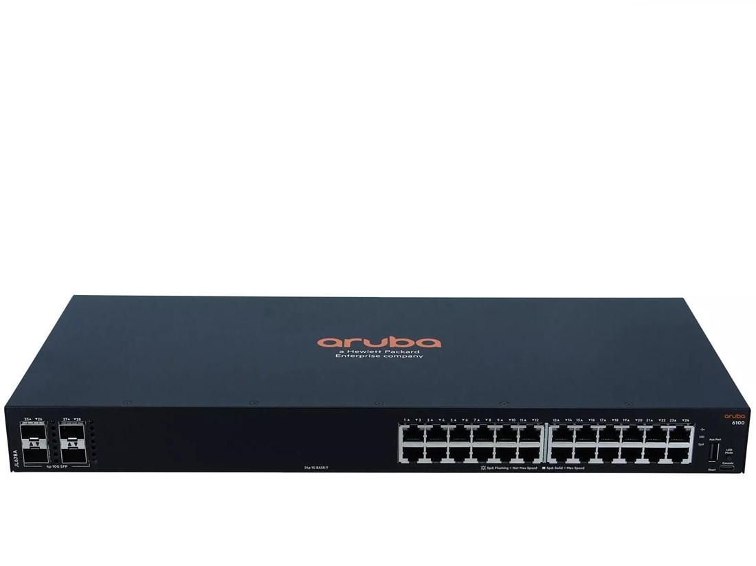 HPE JL678A Aruba 6100 24G 4SFP+ Switch