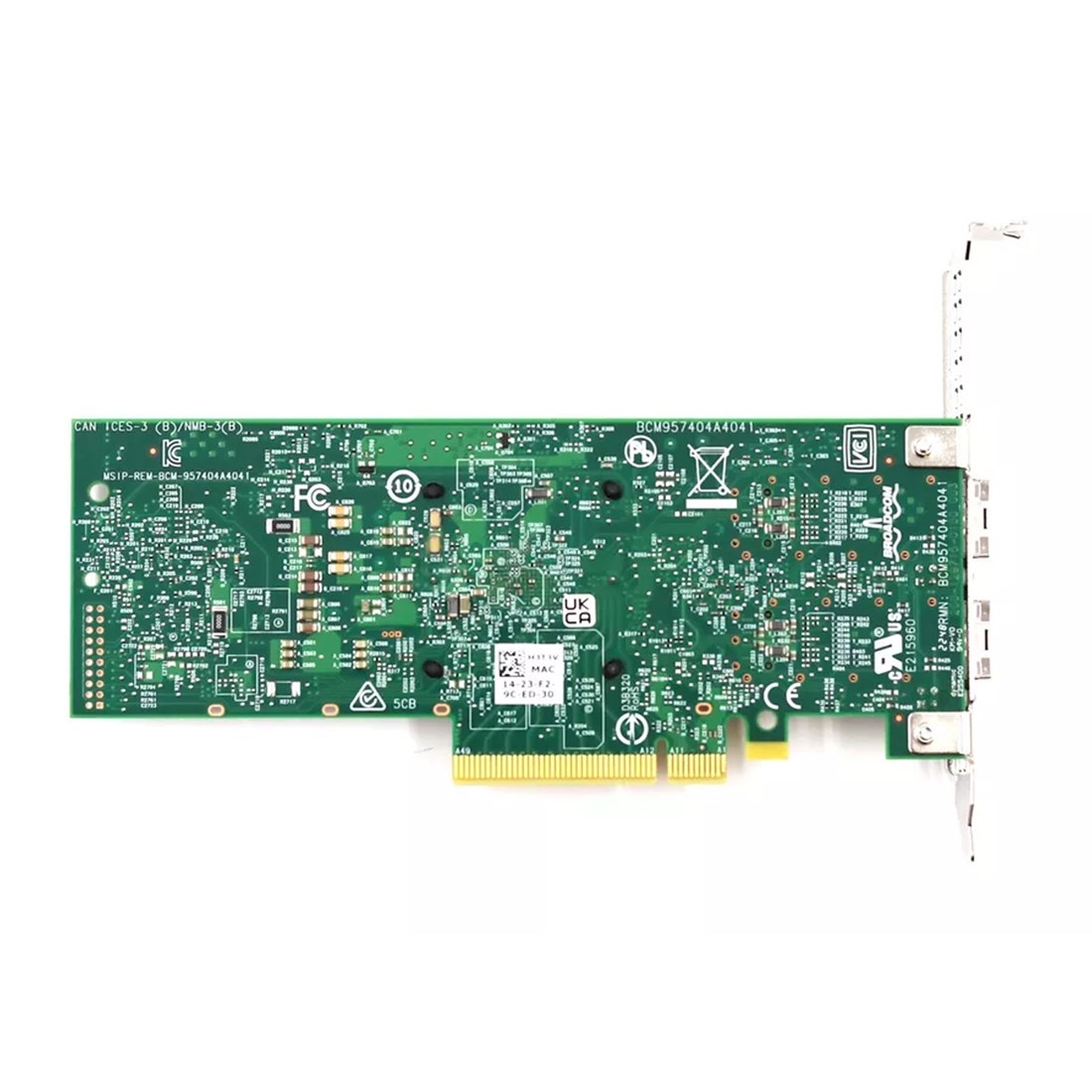 Dell 540-BDHF Broadcom 57414 Dual Port 25Gb SFP28 PCIe Adapter V2 FH