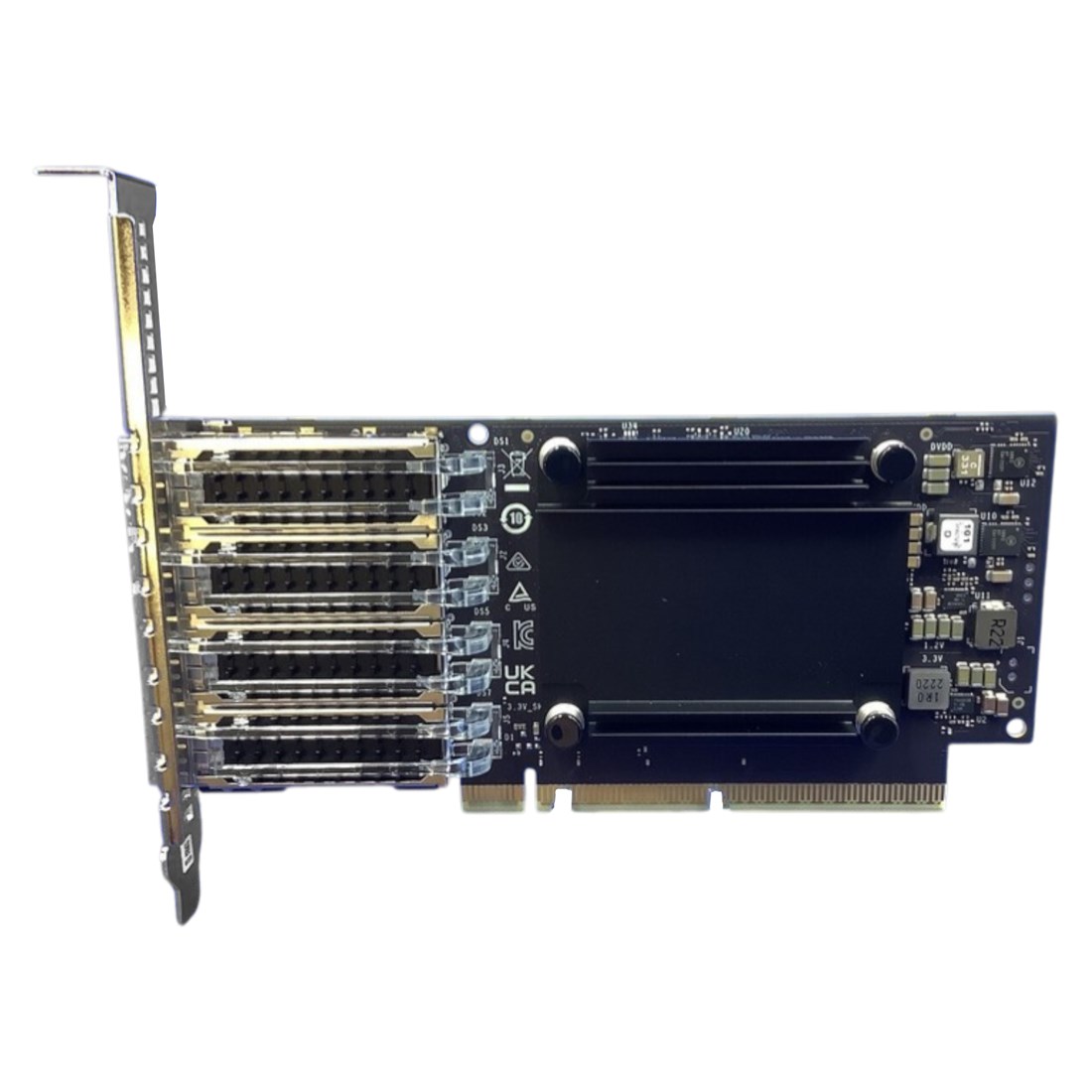 NVIDIA MCX713104AS-ADAT ConnectX-7 HHHL Adapter Card 25/50GbE Quad-Port ...
