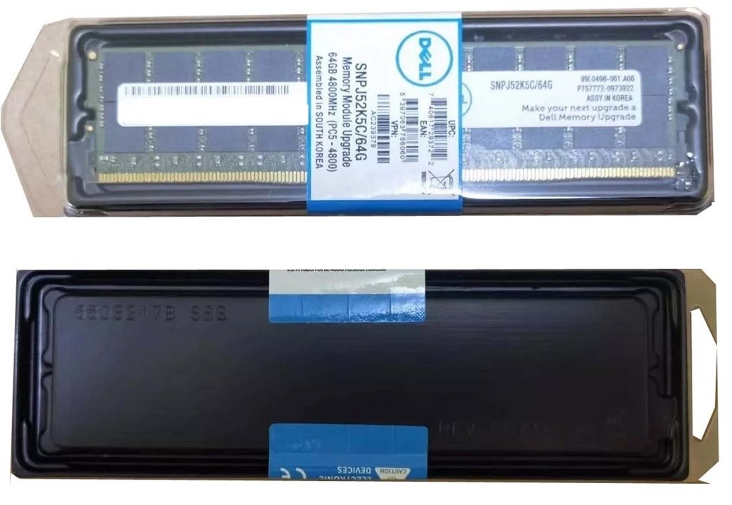 Dell 370-AGZR 64GB PC5 38400 DDR5 4800MT/s 2Rx4 ECC Memory Brand New ...