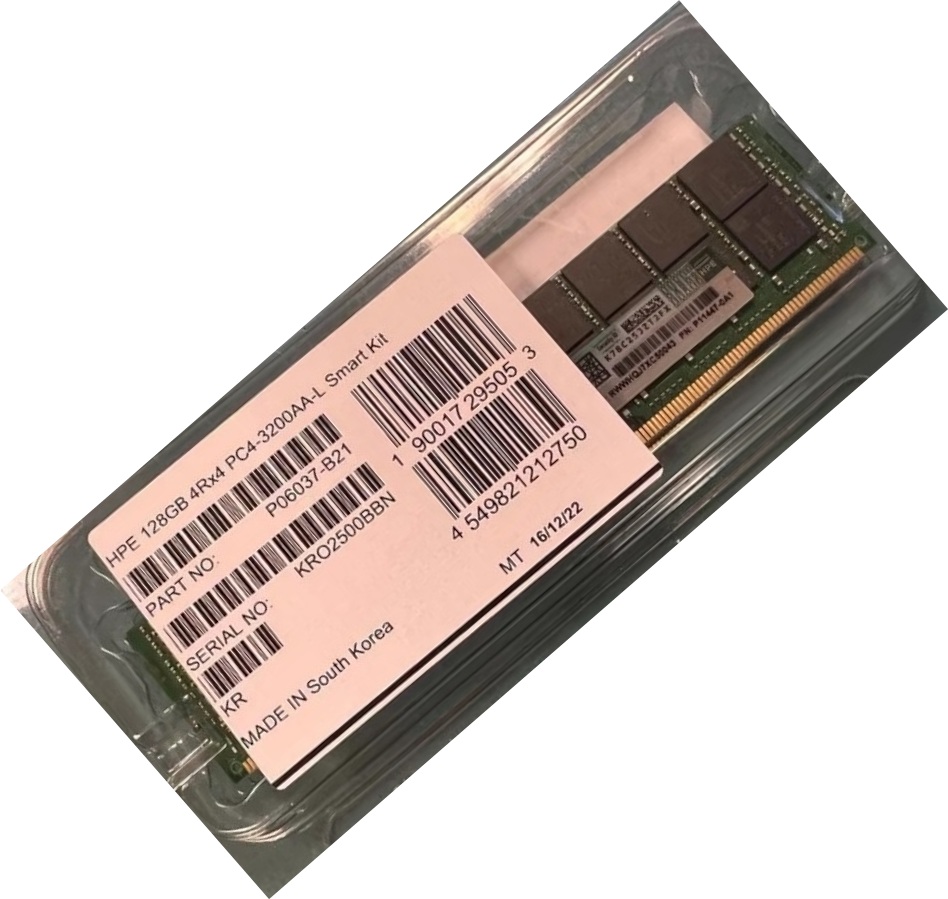 HPE P06037-B21 128GB PC4-25600 DDR4-3200MT/s 4Rx4 ECC Memory Ref