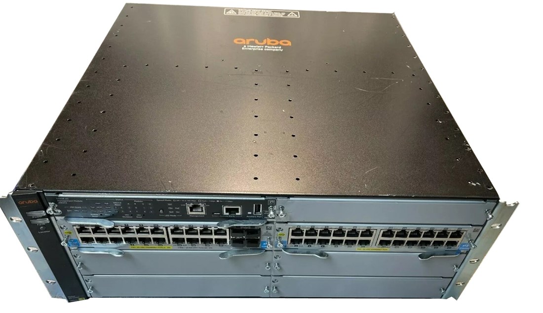 HPE JL003A Aruba 5406R 44GT PoE+ and 4-port SFP+ (No PSU) v3 zl2 Switch REF