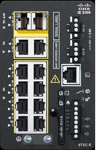 Cisco IE-3105-18T2C-E with 18GE Copper 2GE Combo Advanced Feat Fixed ...