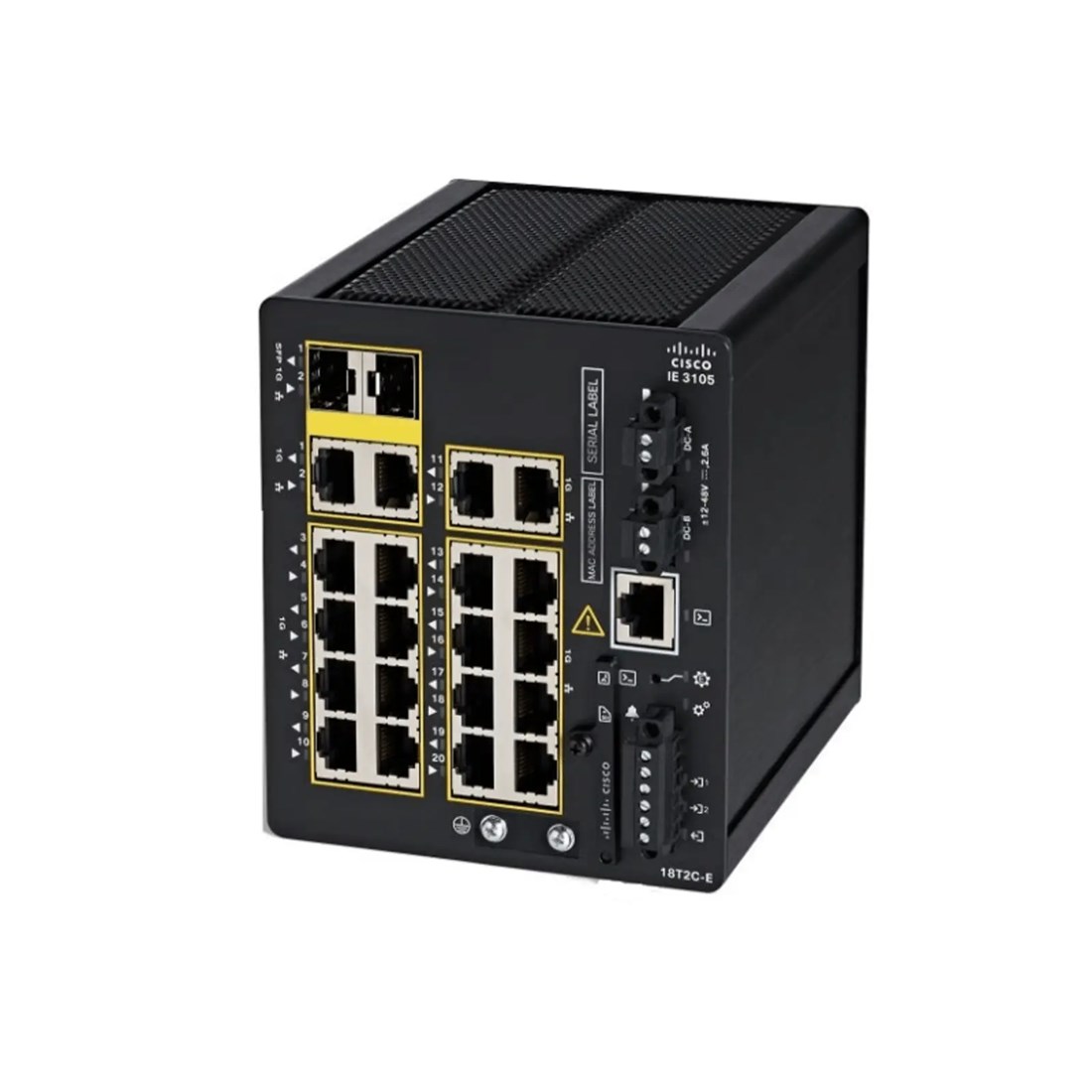 Cisco IE-3105-18T2C-E with 18GE Copper 2GE Combo Advanced Feat Fixed ...