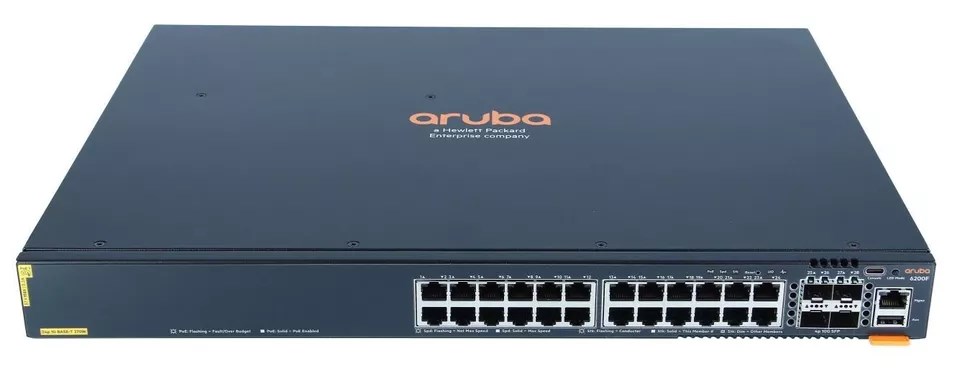 Hpe Aruba JL725A 6200f 24g Class4 Poe 4sfp+ 370w Switch