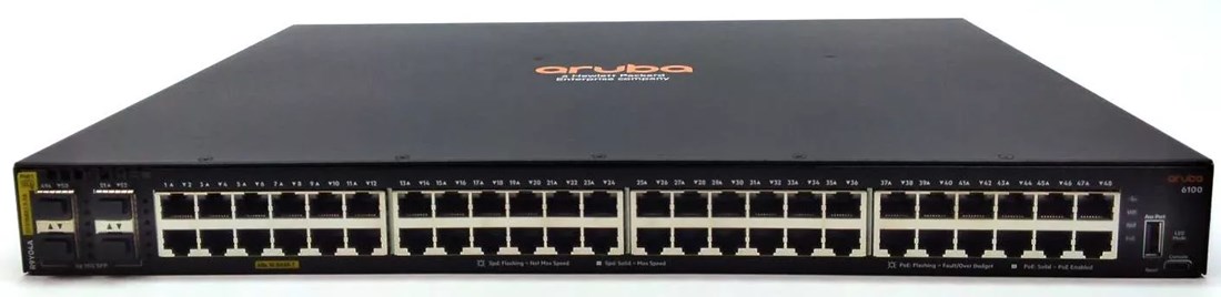 HPE R9Y04A Aruba Networking CX 6100 48G Class4 PoE 4SFP+ 740W Switch