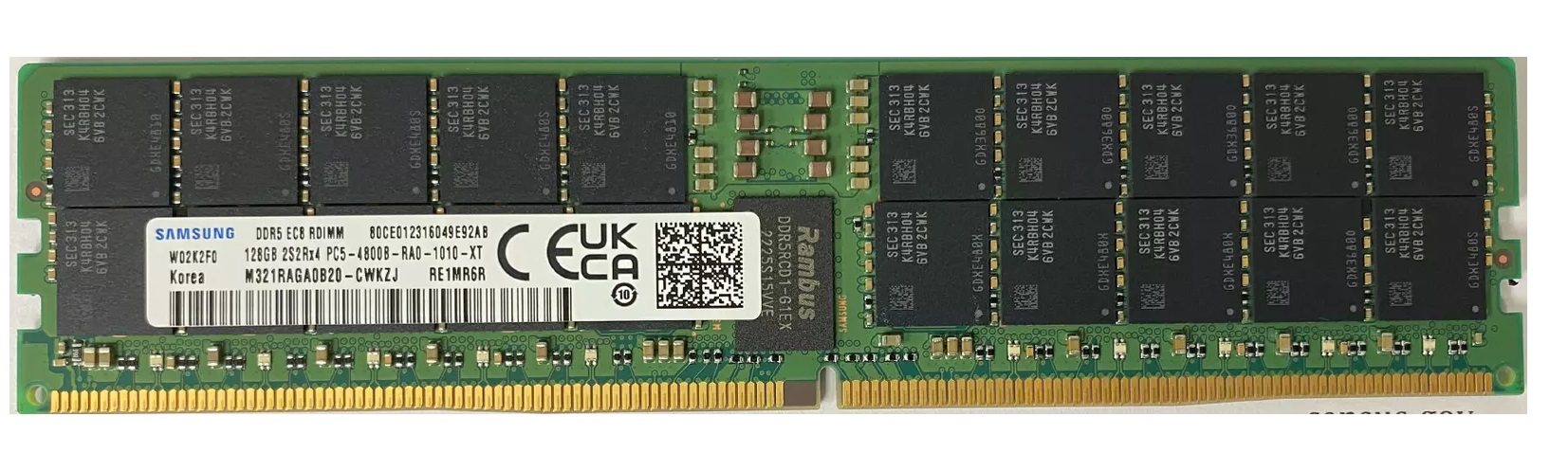 Supermicro MEM-DR512L-SL01-ER48 128GB PC5-38400 DDR5-4800R ECC 4Rx4 ...