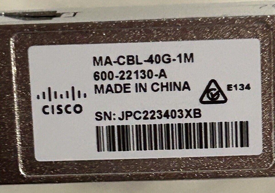 Cisco MA-CBL-40G-1M Meraki 1m stacking cable