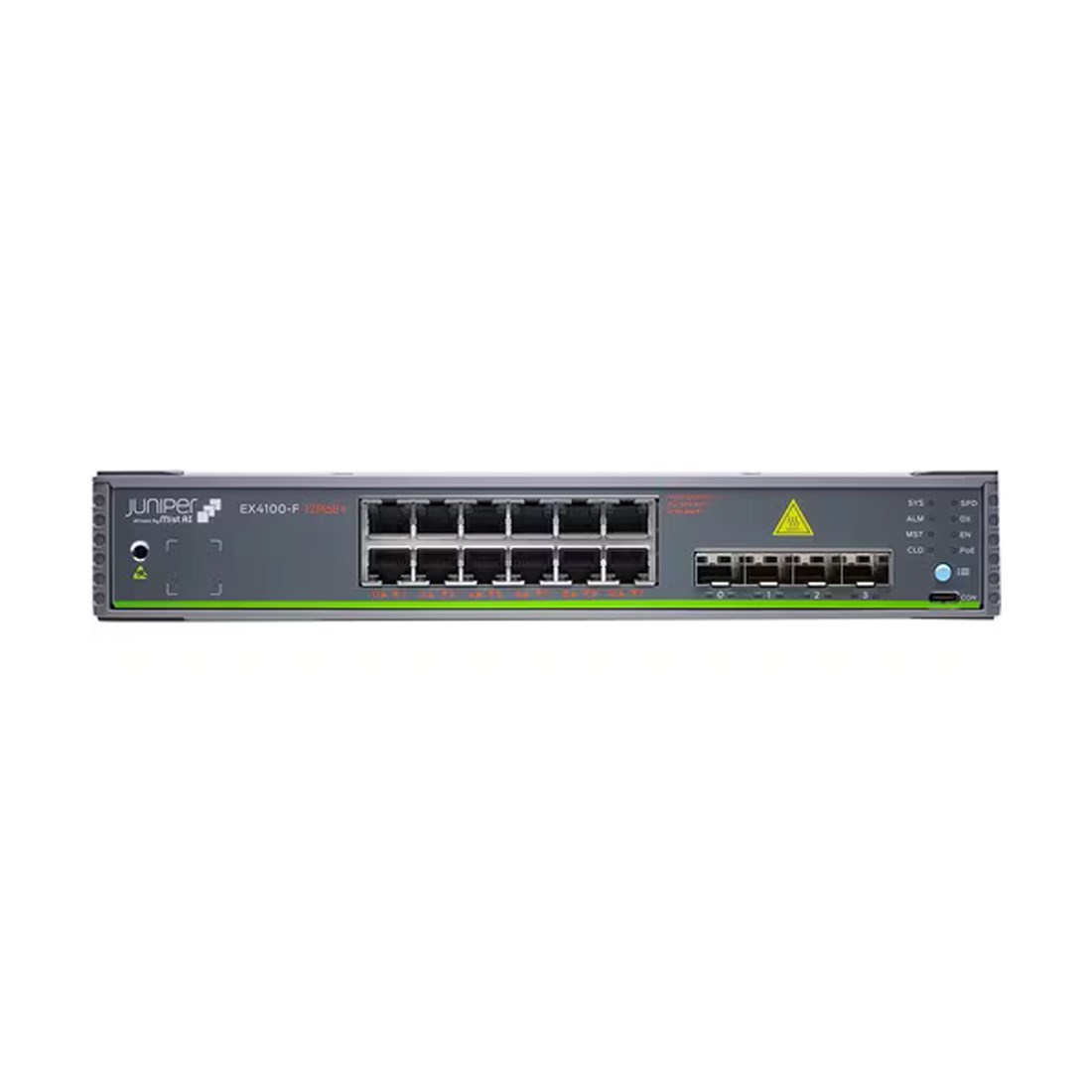 Juniper Networks EX4100-F-12P 12-port 10/100/1000BASE-T PoE+ switch ...