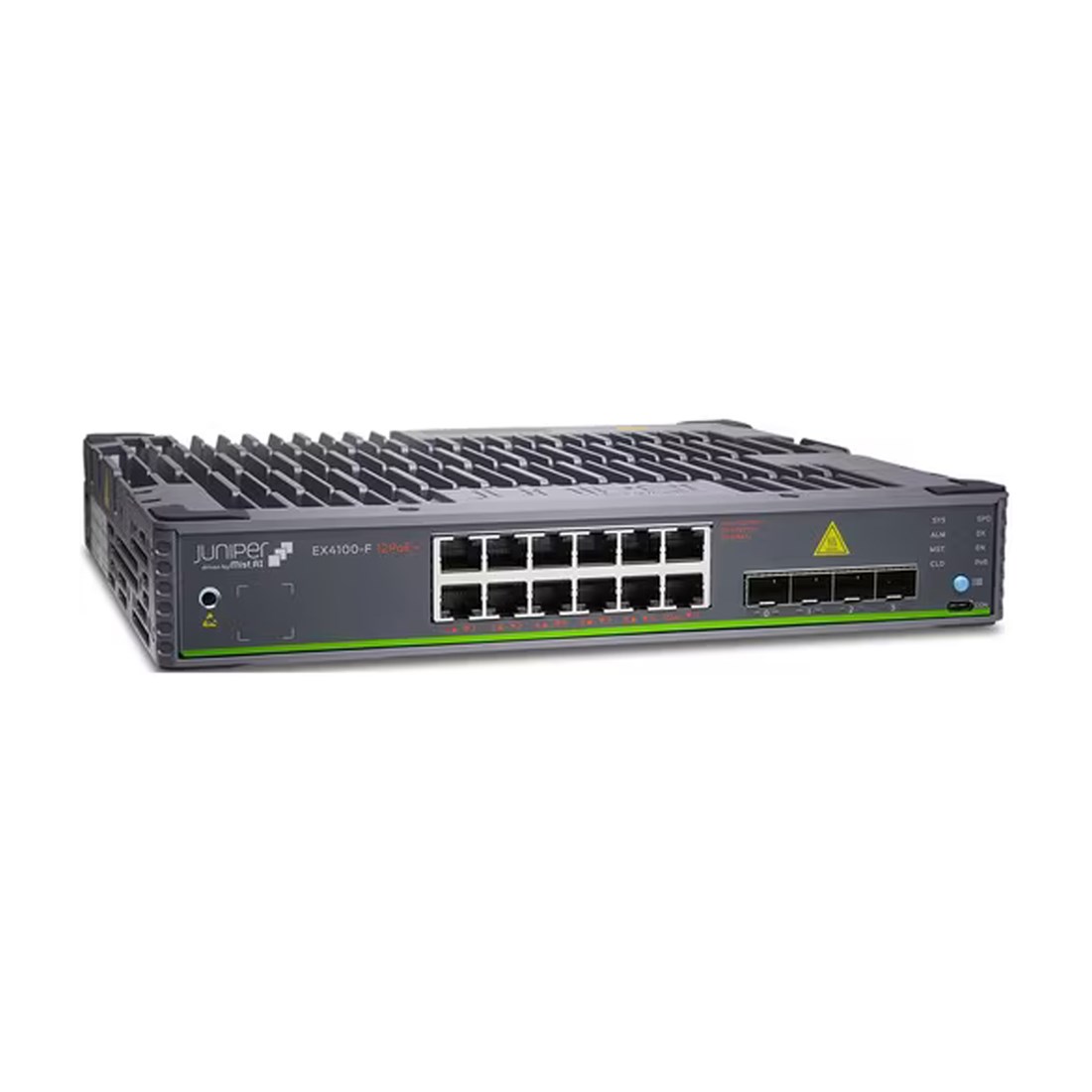 Juniper Networks EX4100-F-12P 12-port 10/100/1000BASE-T PoE+ switch ...