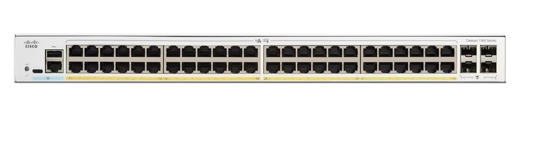 Cisco C1300-48P-4G Catalyst 48 Ports Managed Rack-mountable Switch New