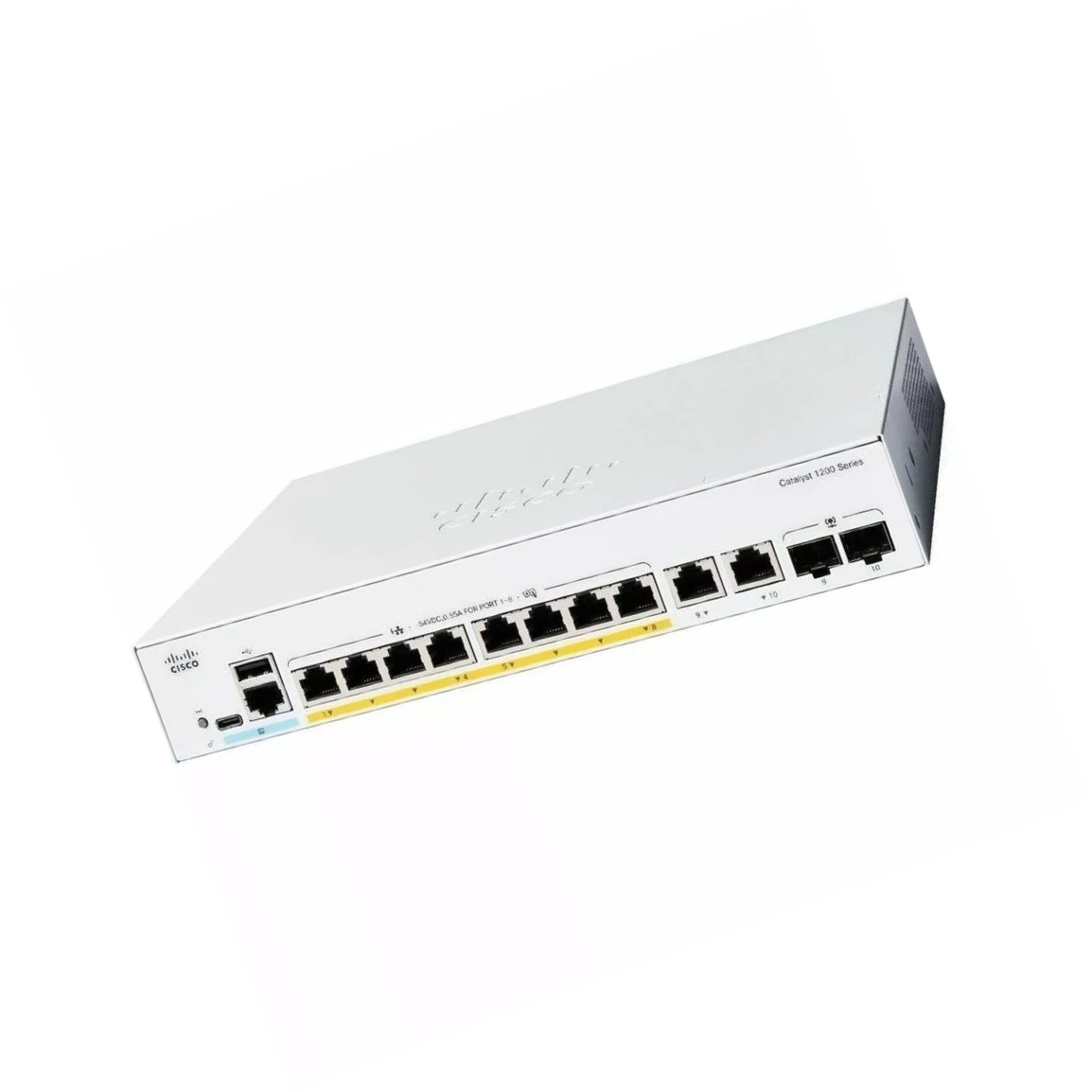 Cisco C1200-8P-E-2G Catalyst 1200 8-port GE PoE Ext Switch New