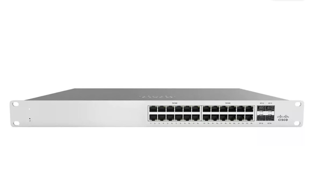 Cisco MS120-24P-HW Meraki Cloud Managed MS120-24P 24 Ports Switch New ...