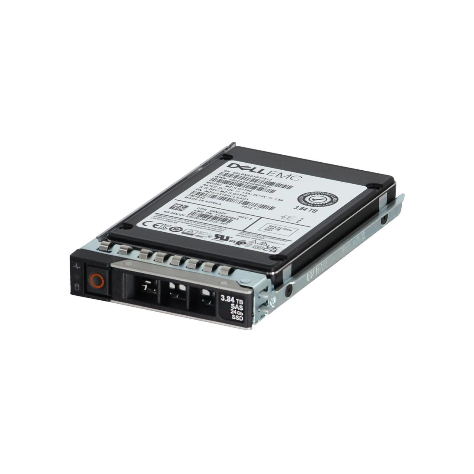 Dell 9N32F 3.84TB SAS 24Gbps ISE Read Intensive 512e 2.5 Inch 1 DWPD SSD