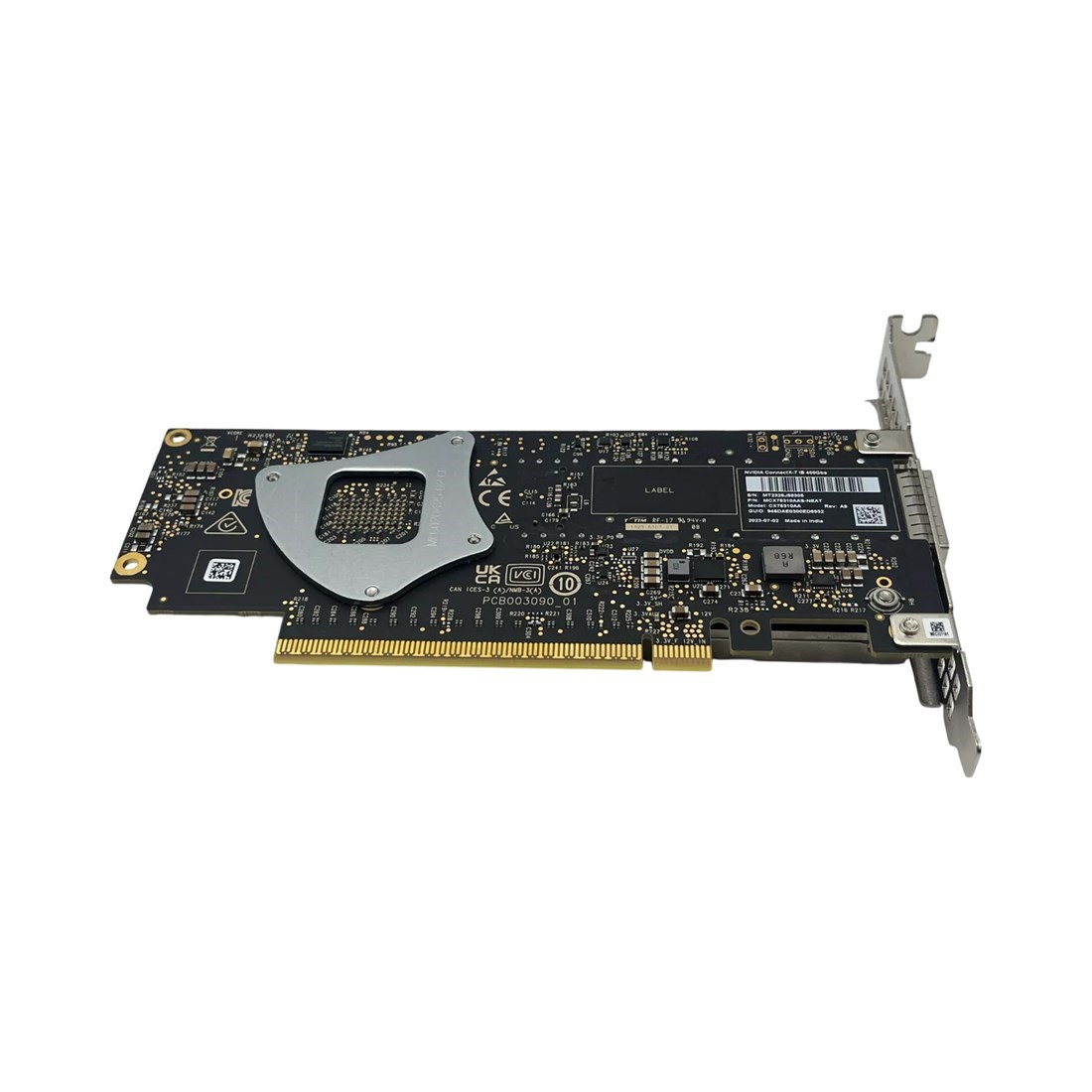 NVIDIA 900-9X767-003N-DT0 ConnectX-7 HHHL Adapter Card NDR IB Single-port OSFP PCIe 5.0 2x8 in a ...