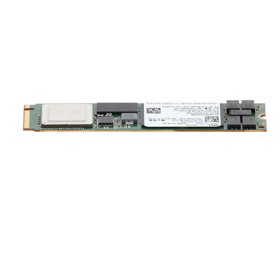 Dell 3H1F4 480GB PCIe Gen4 M.2 2280 NVMe SSD for BOSS-N1 Controller Card