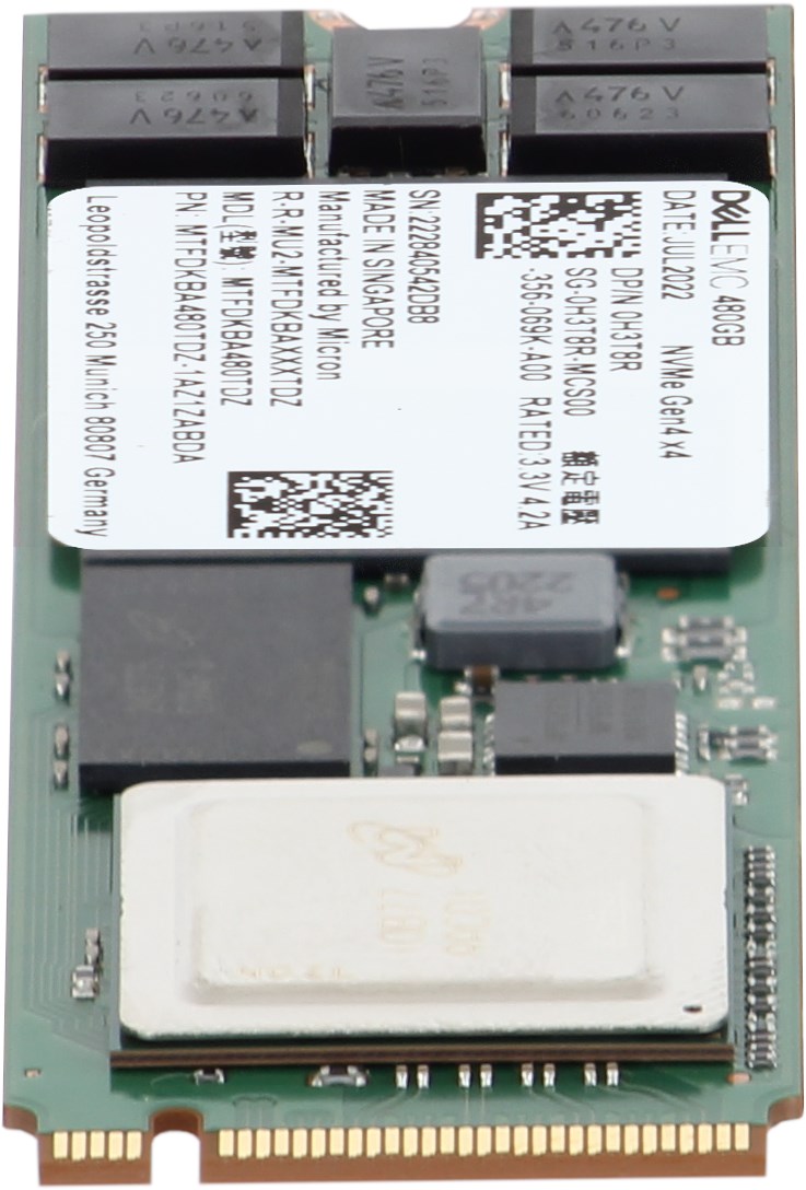 Dell 3H1F4 480GB PCIe Gen4 M.2 2280 NVMe SSD for BOSS-N1 Controller Card