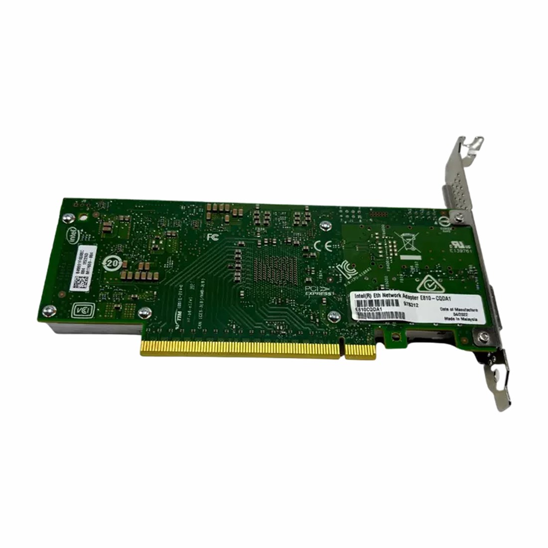 Intel E810CQDA1 1-Port 100 Gigabit Ethernet Adapter PCI Express 4.0 x16 ...
