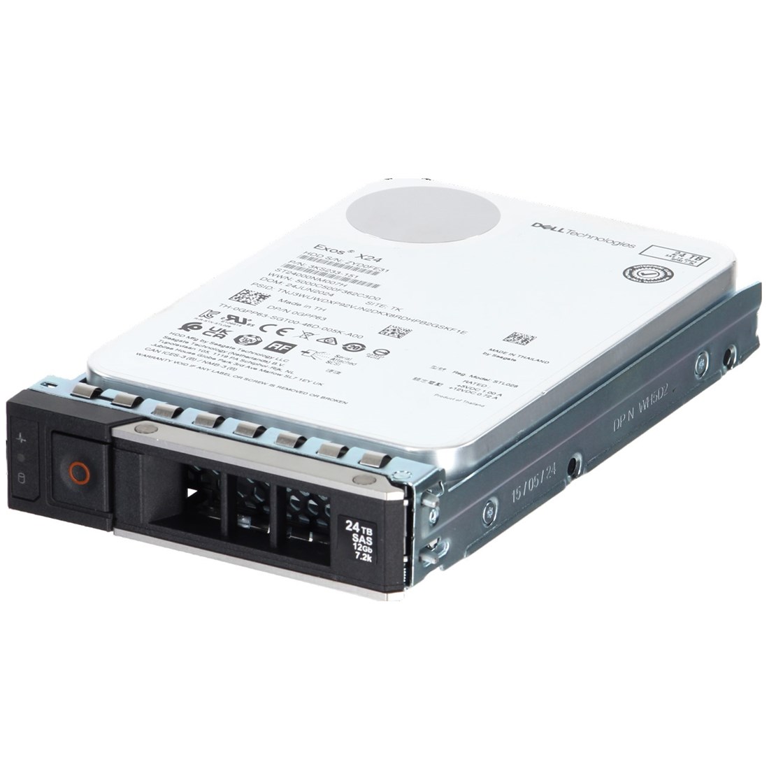 Dell GPP63 24TB 7.2K SAS-12Gbps 512e 512MB 3.5inch Hot-Plug Hard Drive ...