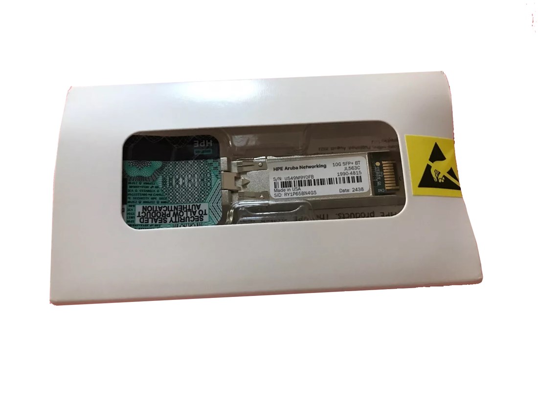 HPE JL563C Aruba 10Gbase-T SFP+ RJ45 30m Cat6A Transceiver