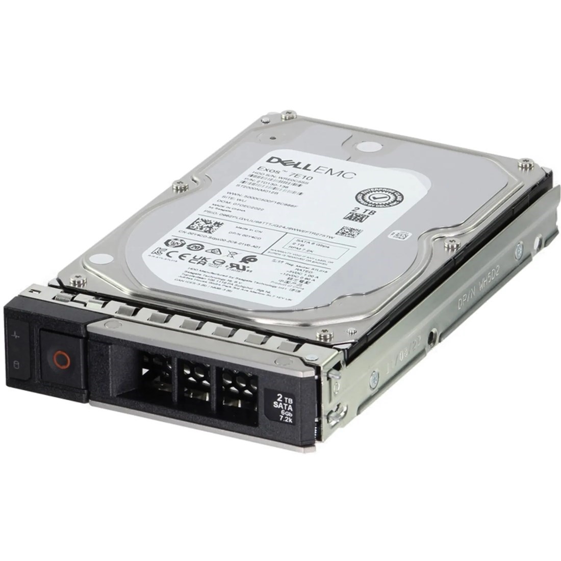 Dell 0Y4CD 2TB 7.2K SATA-6Gbps 512n 256MB 3.5" Hard Drive With Tray
