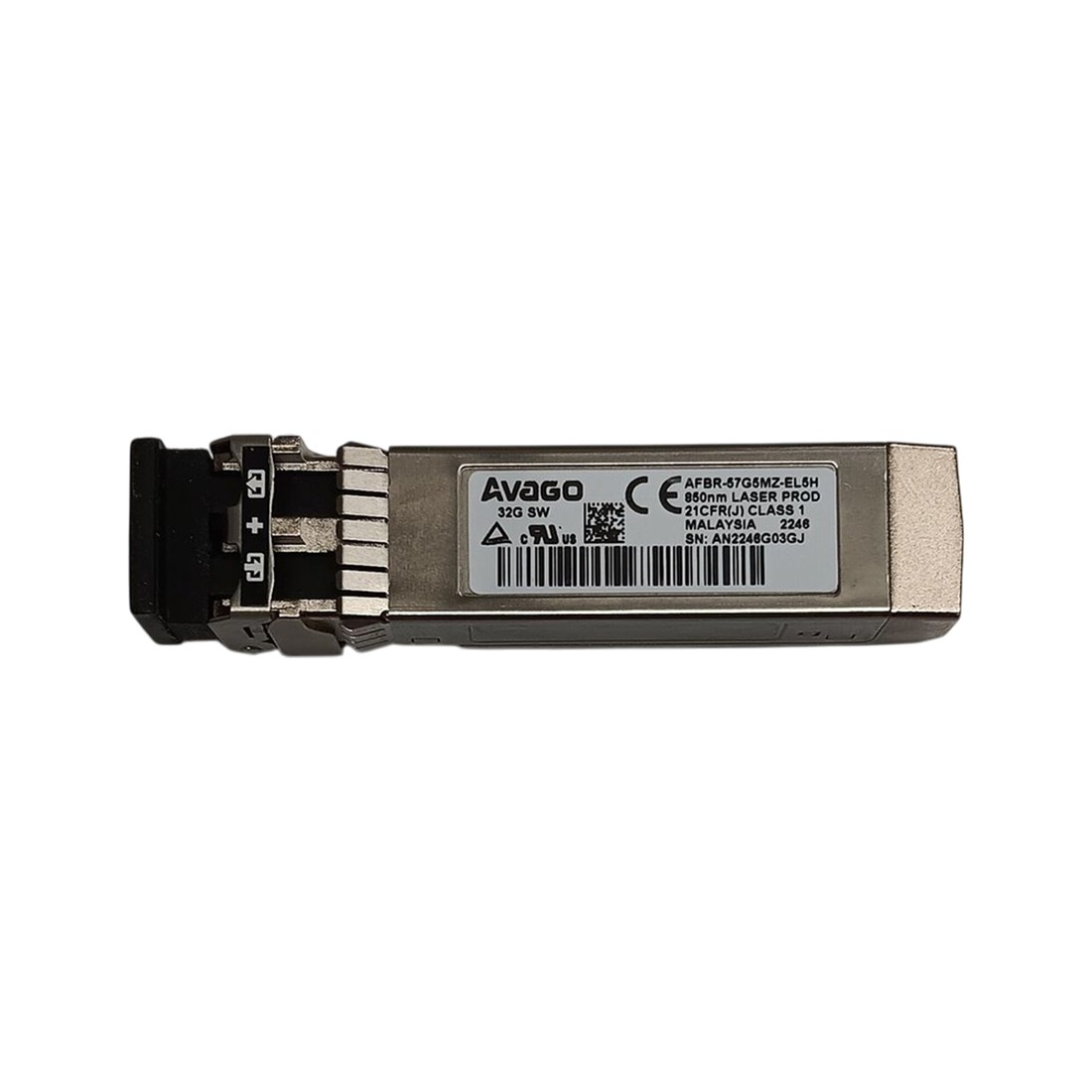 Avago AFBR-57G5MZ-EL5H 32gbps 850nm Mmo Sfp-plus FC SW Optical Transceiver